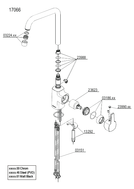 Pine Chrome Kitchen Mixer [https://damixa.com]