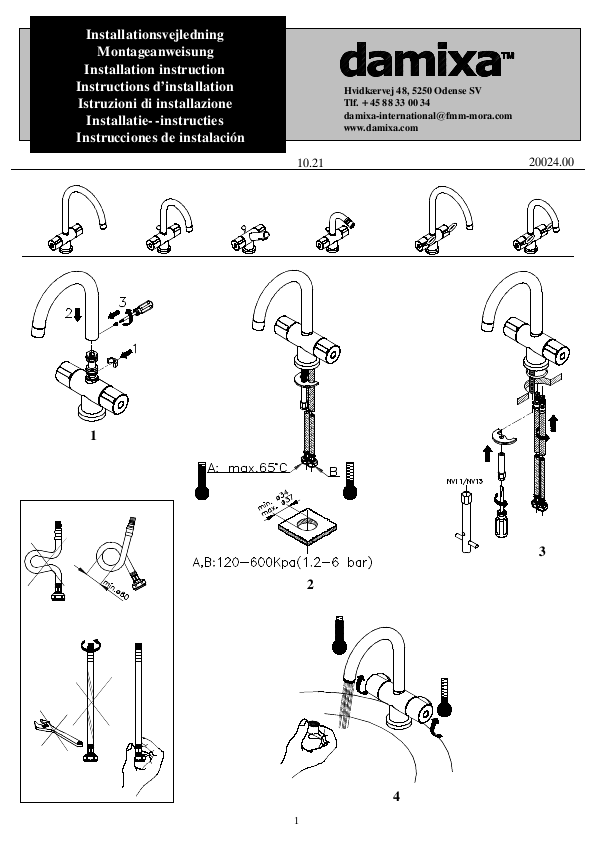 Titan Chrome Kitchen Mixer [https://damixa.com]