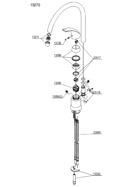 Jupiter Chrome Kitchen Mixer [https://damixa.com]