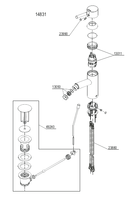 Merkur Chrom Bidetarmatur [https://damixa.de]