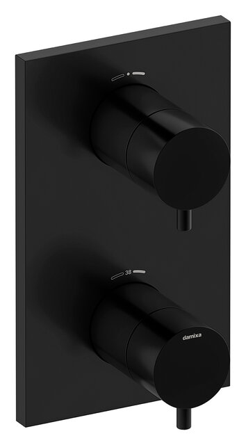 Inbouw Noir mat Set de finition mural thermostatique [https://damixa.nl]
