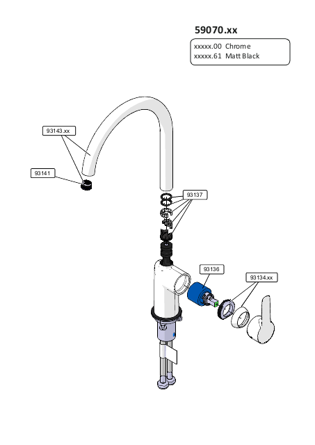 Core Matt black Kitchen mixer [https://damixa.com]