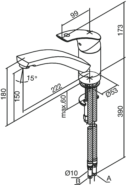 Gala Chrome Kitchen Mixer [https://damixa.com]