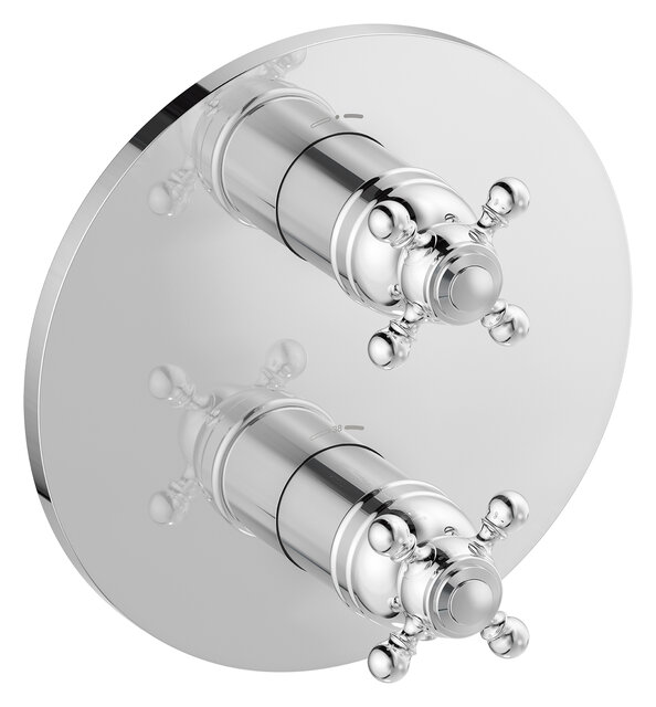 Inbouw Chroom Afbouwset thermostaat [https://damixa.nl]