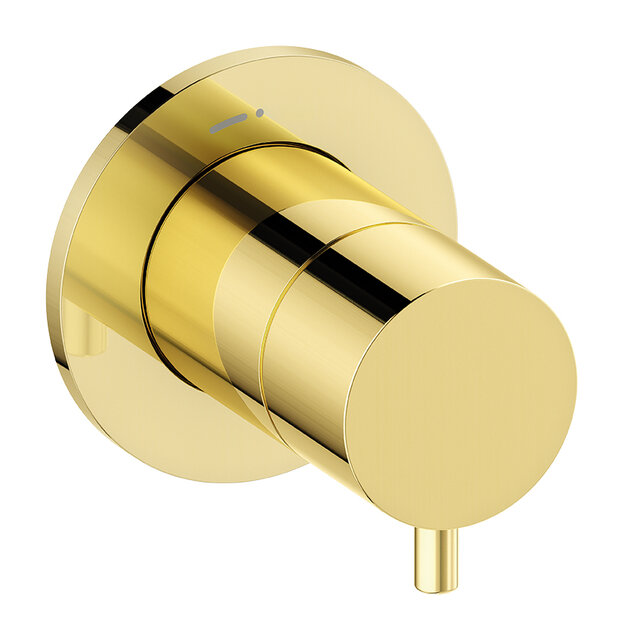 Inbouw Messing PVD Afbouwset stopkraan [https://damixa.nl]