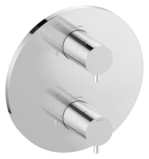 Concealed Chrome Exposed Kit - Thermostatic [https://damixa.com]