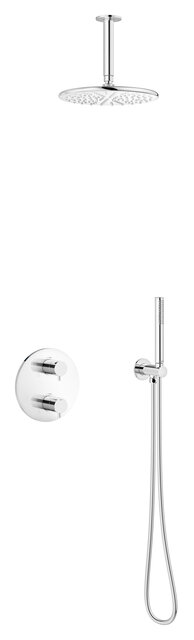 Süvistatud Kroom Osier HS 2 - Complete concealed shower system [https://damixa.ee]