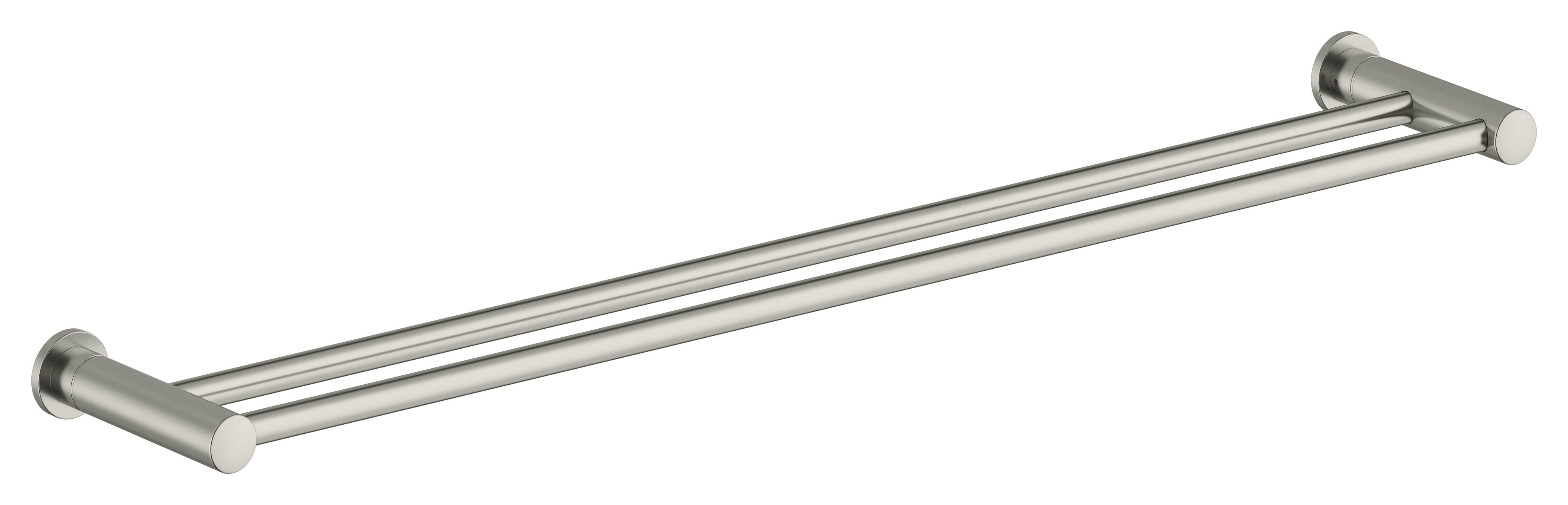 Badkameraccessoires Staal PVD Dubbele handdoekhouder [https://damixa.nl]