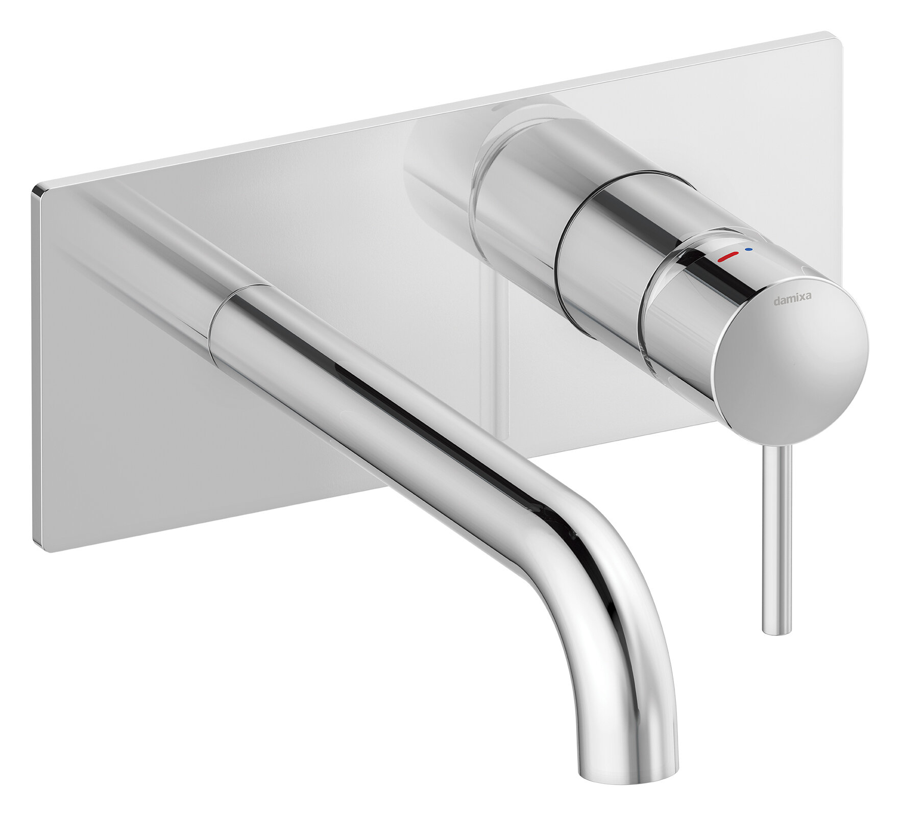 Inbouw Chroom Merkur Afbouwset wandmengkraan 180mm [https://damixa.nl]