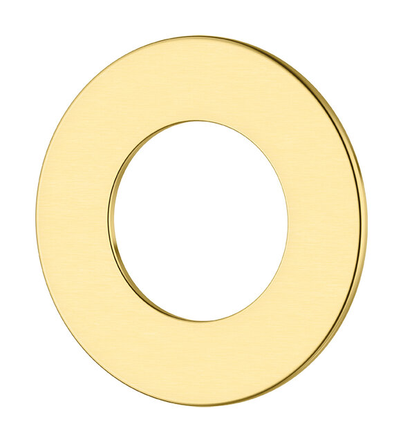 Product Accessories Brushed Brass PVD Fixing plate [https://damixa.com]