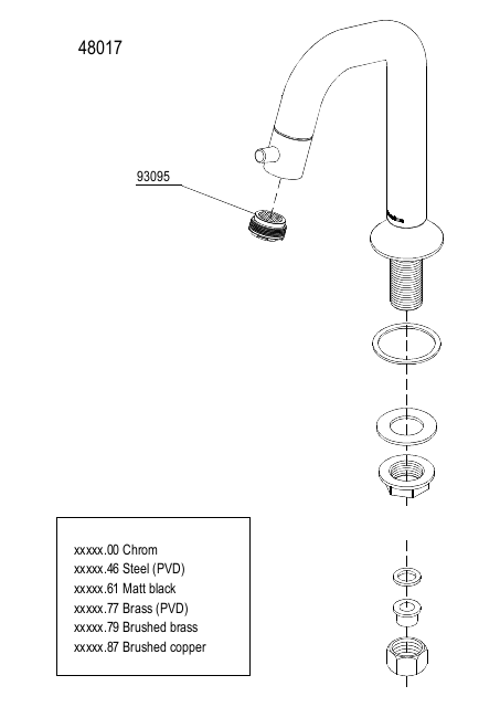 Sky Chroom Fonteinkraan [https://damixa.nl]