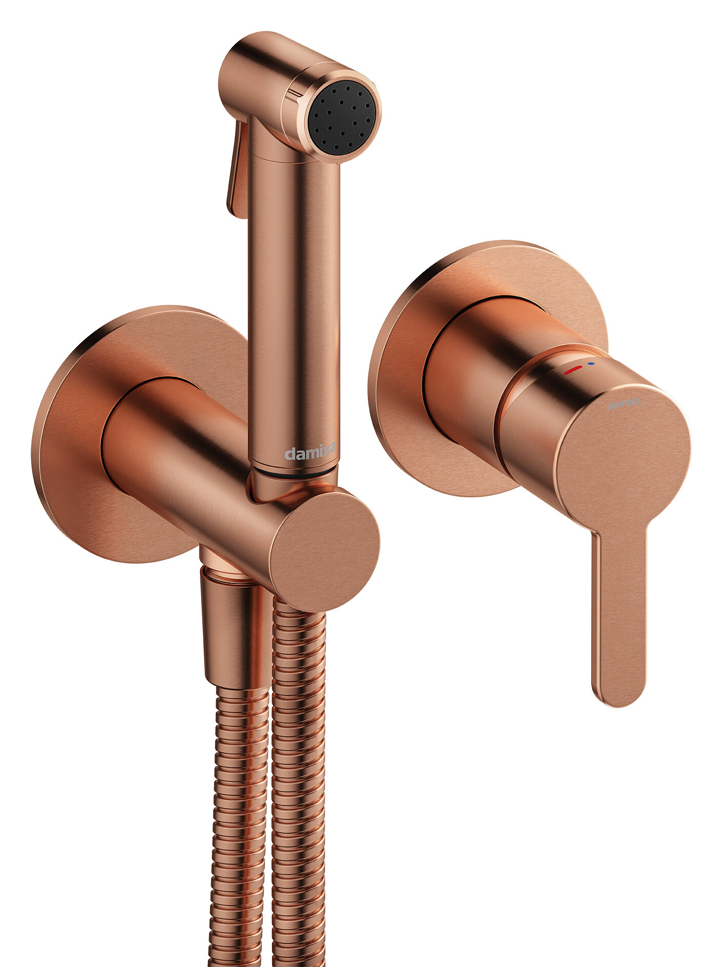 Concealed Brushed Copper PVD Bidet concealed [https://damixa.com]