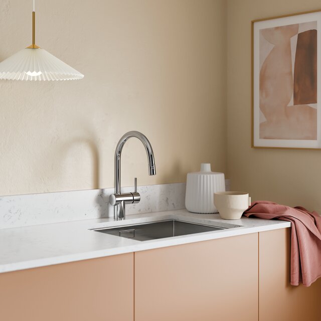 Merkur Chrome Kitchen Mixer [https://damixa.com]