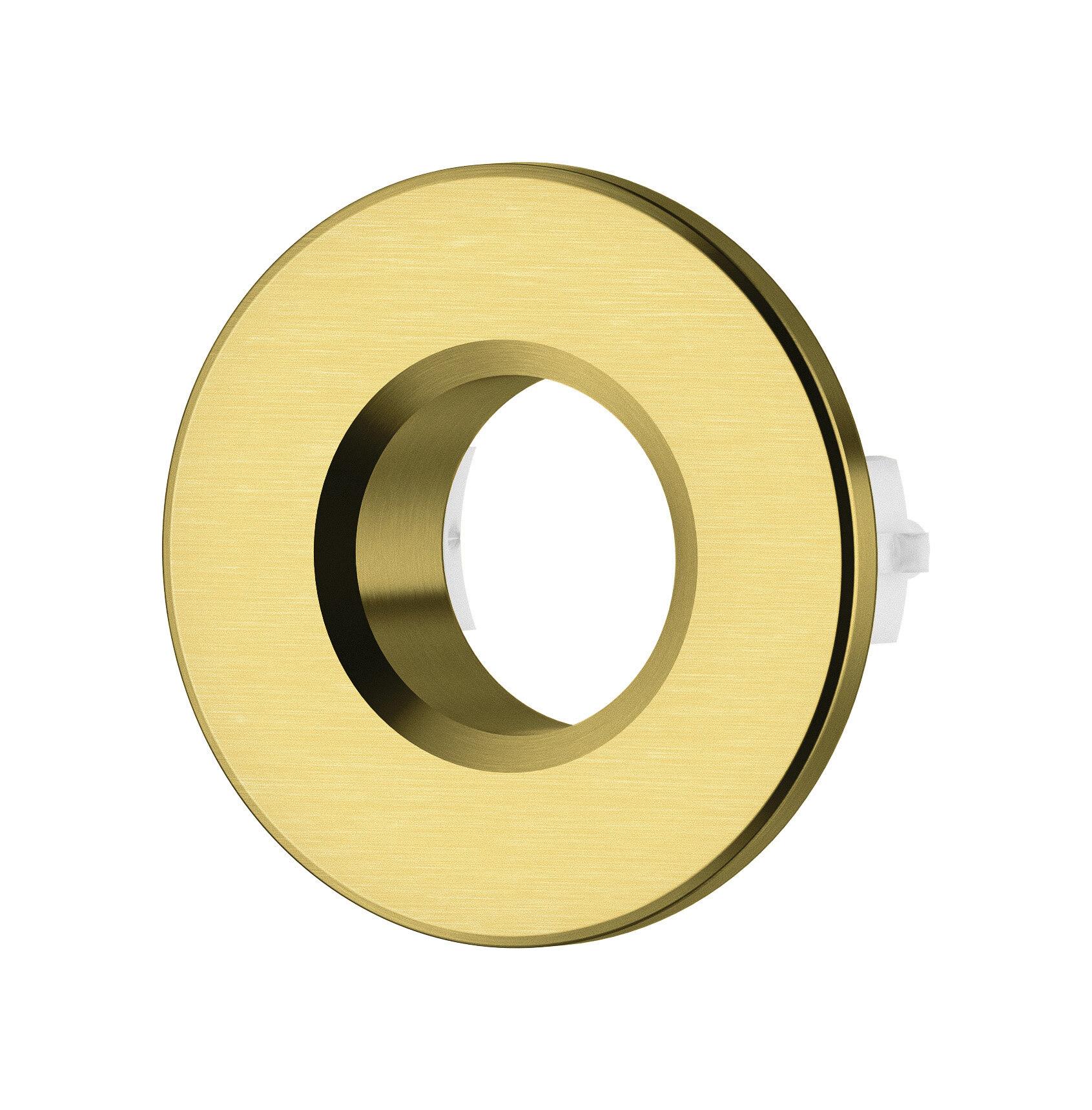 Bathroom Accessories Brushed Brass PVD Overflow ring [https://damixa.com]