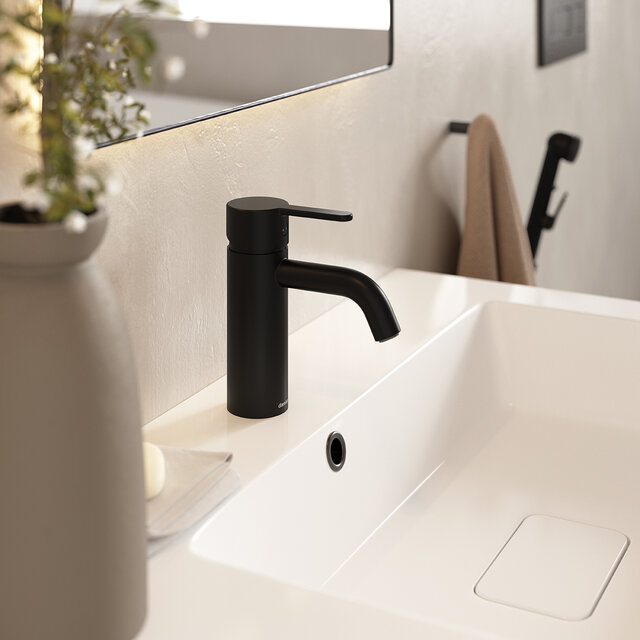 Silhouet Matt black Basin Mixer - Small [https://damixa.com]