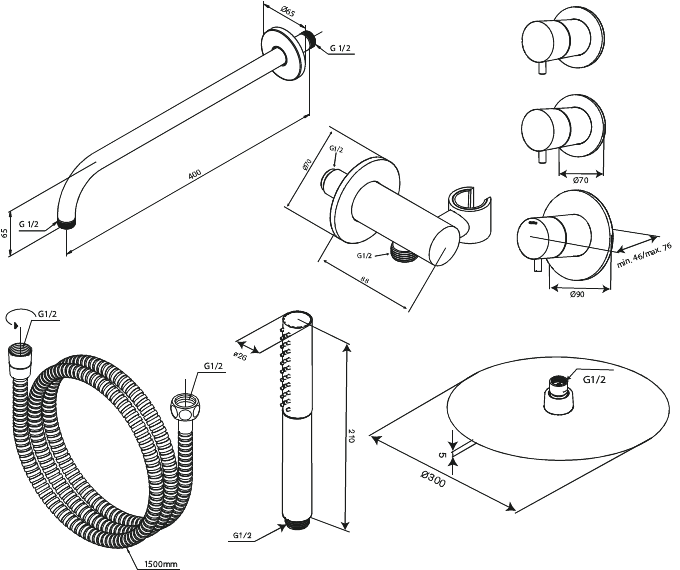 Iris Harjattu kupari Iris XS 1 [https://damixa.fi]