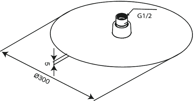 Iris Steel Head Shower [https://damixa.com]